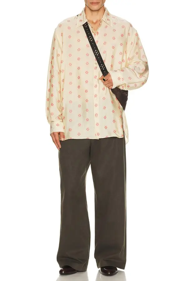 Dries Van Noten Croom Shirt In Brown
