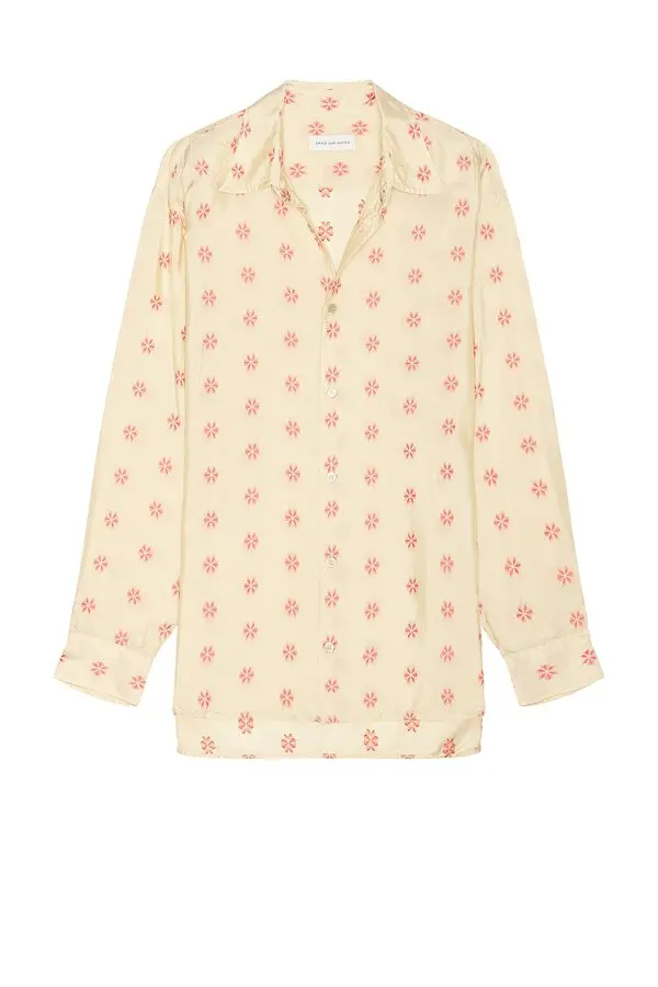 Dries Van Noten Croom Shirt In Brown
