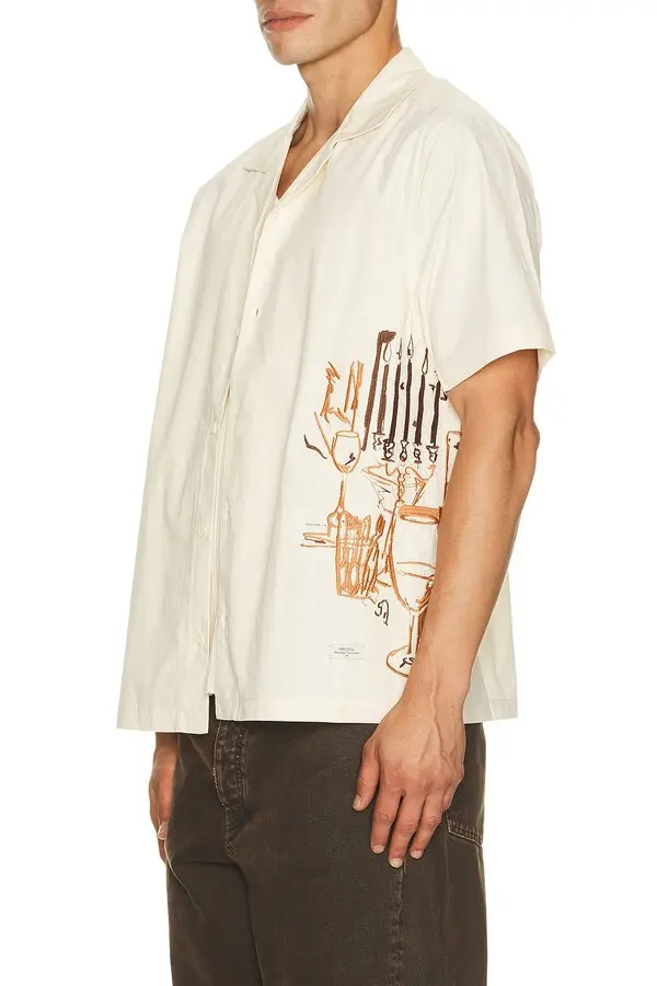 PERCIVAL Walker Boxy Shirt In Cream