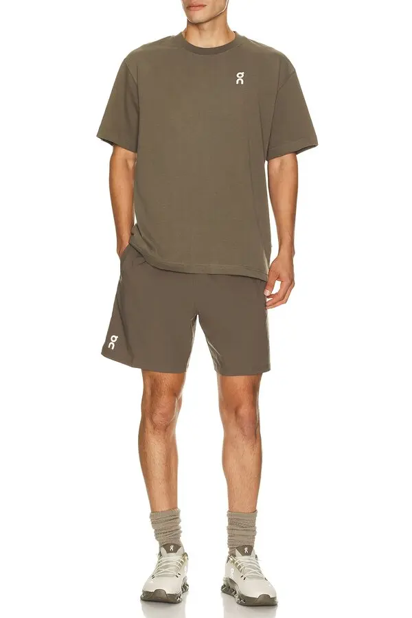 On Club Tee In Brown
