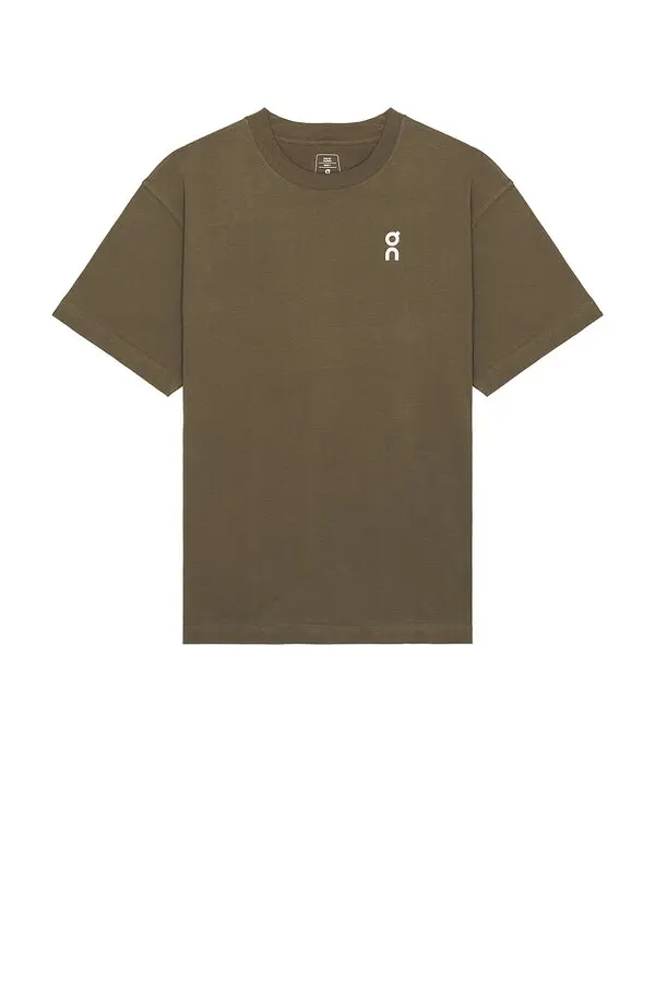 On Club Tee In Brown