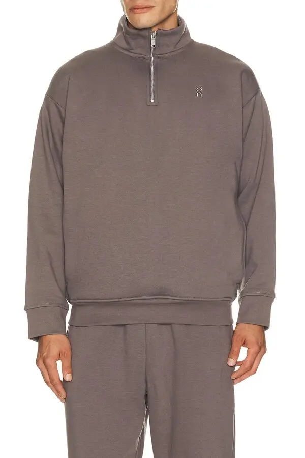On Club Collective 1/4 Zip In Grey