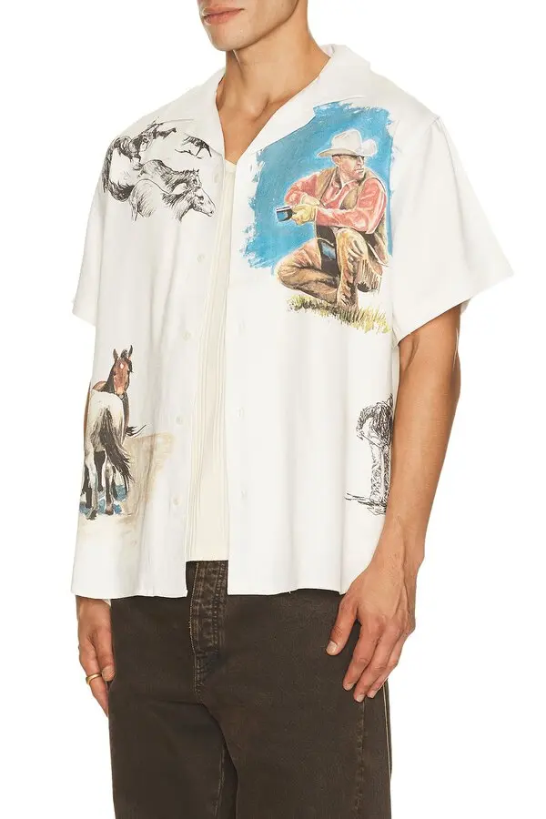 ONE OF THESE DAYS El Capitan Camp Shirt In Cream