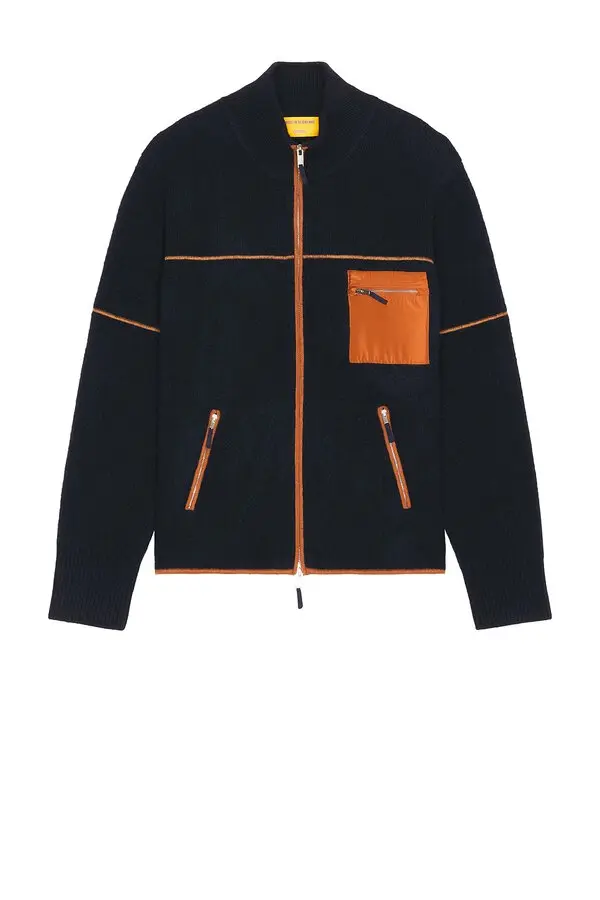 Guest In Residence Felted Louis Jacket In Navy