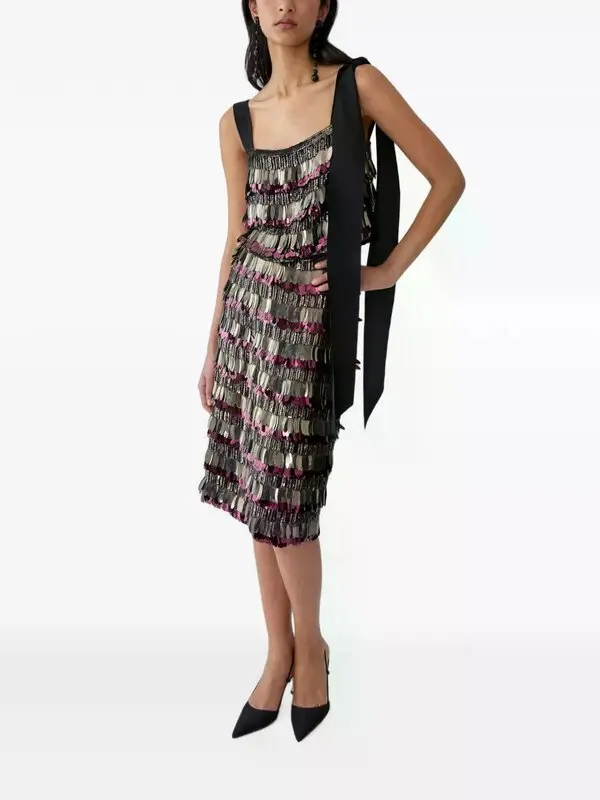 Carolina Herrera Sequin-embellished Bow-detail Top
