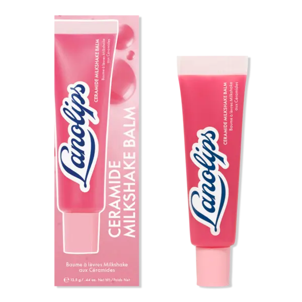LANOLIPS Ceramide Milkshake Tinted Balm - Raspberry