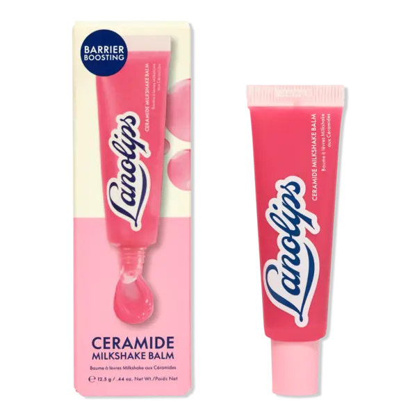 LANOLIPS Ceramide Milkshake Tinted Balm - Raspberry