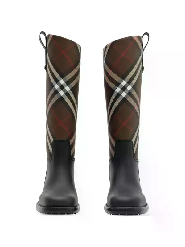 Burberry Check Cavalier Boots