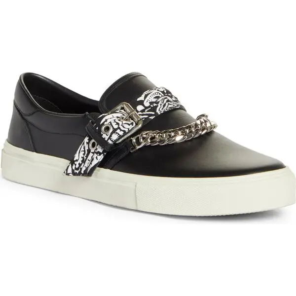Amiri Bandana Chain Slip-on Sneaker