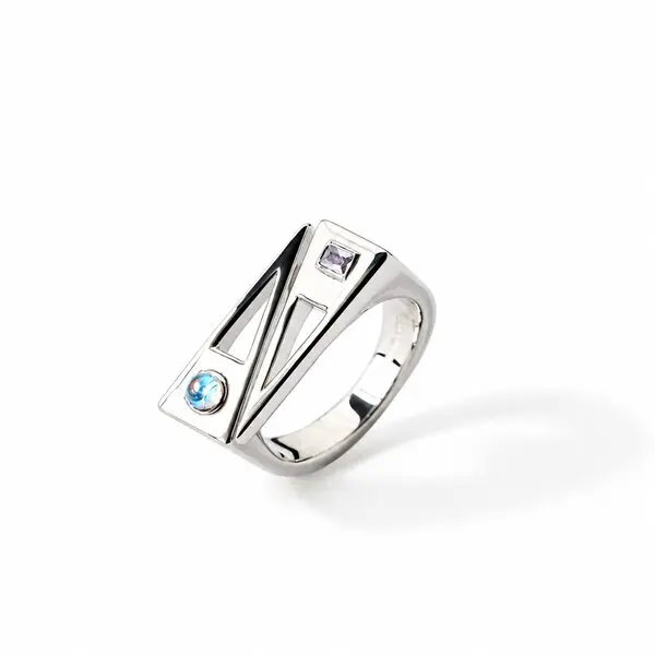 QIBAI Gemini Zodiac Ring