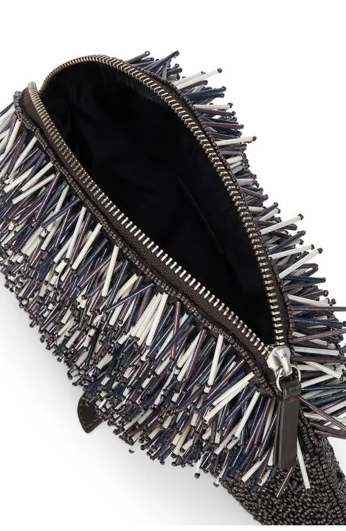 Staud Porcupine Beaded Clutch