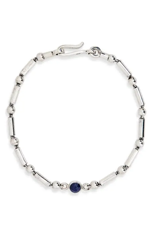 Caputo & Co Sterling Silver & Bead Bracelet