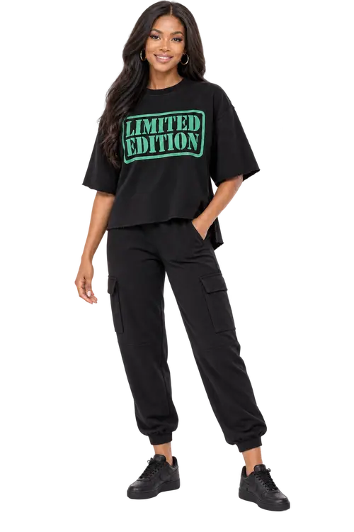 DAI MODA Limited Edition Split Hem Sweatshirt