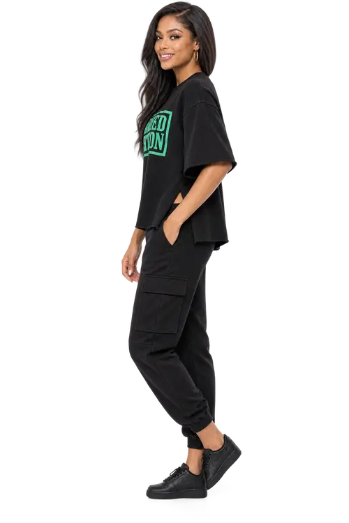 DAI MODA Limited Edition Split Hem Sweatshirt