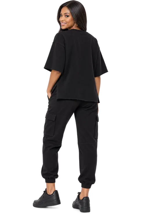 DAI MODA Limited Edition Split Hem Sweatshirt