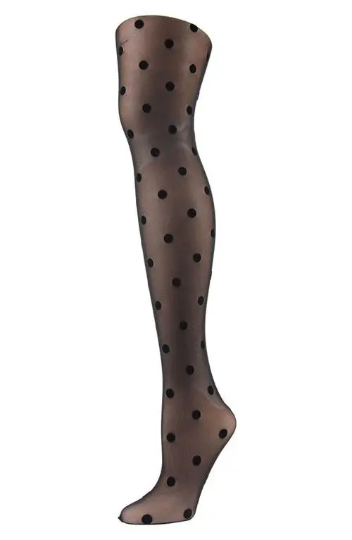 MEMOI Polka Dot Sheer Tights