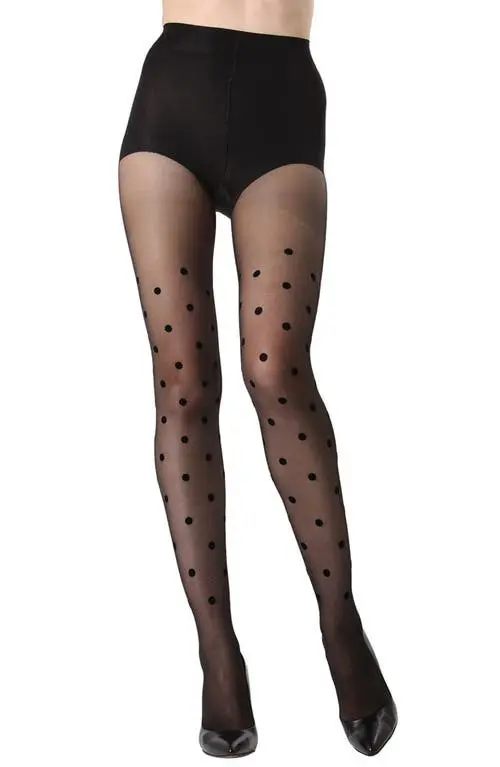 MEMOI Polka Dot Sheer Tights