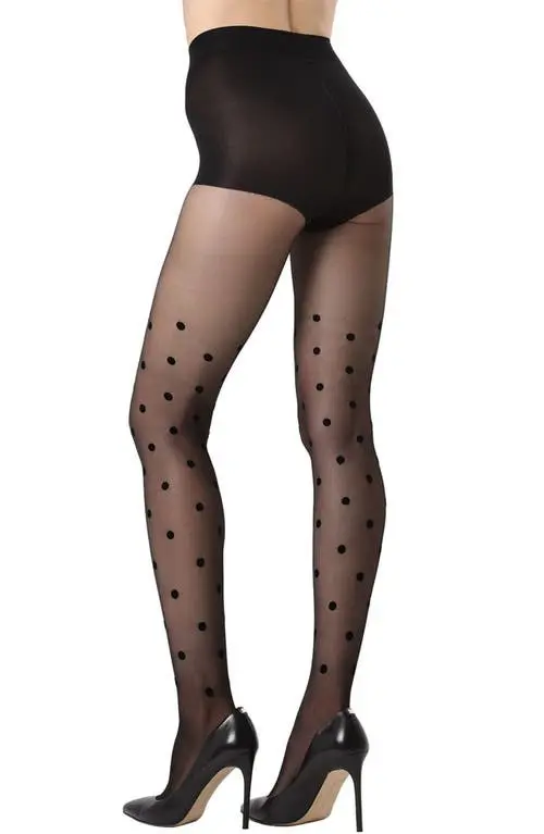 MEMOI Polka Dot Sheer Tights