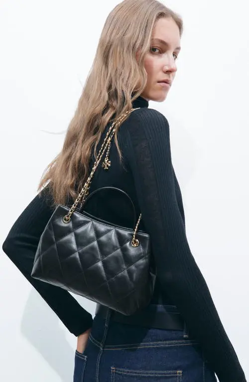Tory Burch Fleming Small Leather Carryall