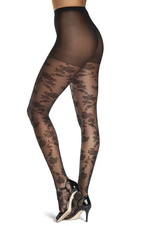 MEMOI Rosevine Sheer Tights