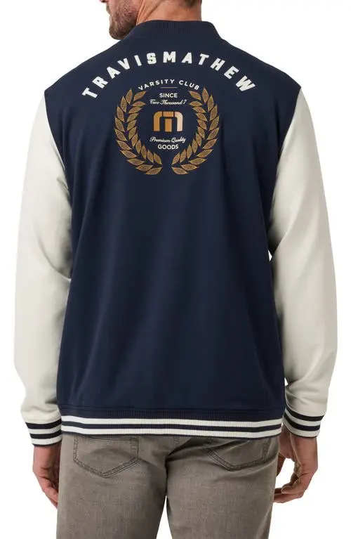 Travis Mathew Varsity Club Bomber Jacket