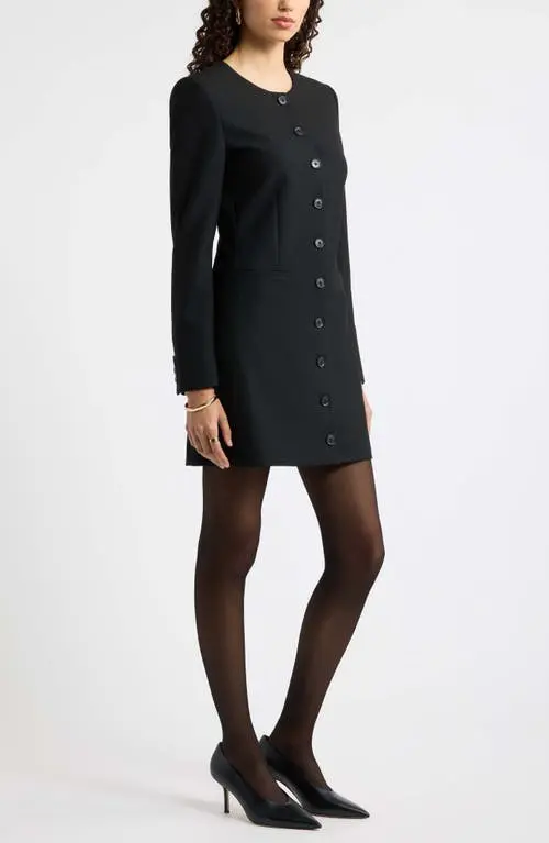 Nordstrom Collarless Blazer Minidress