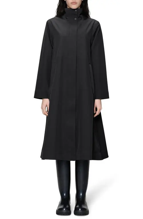 Rains Suva Softshell A-line Jacket - Black