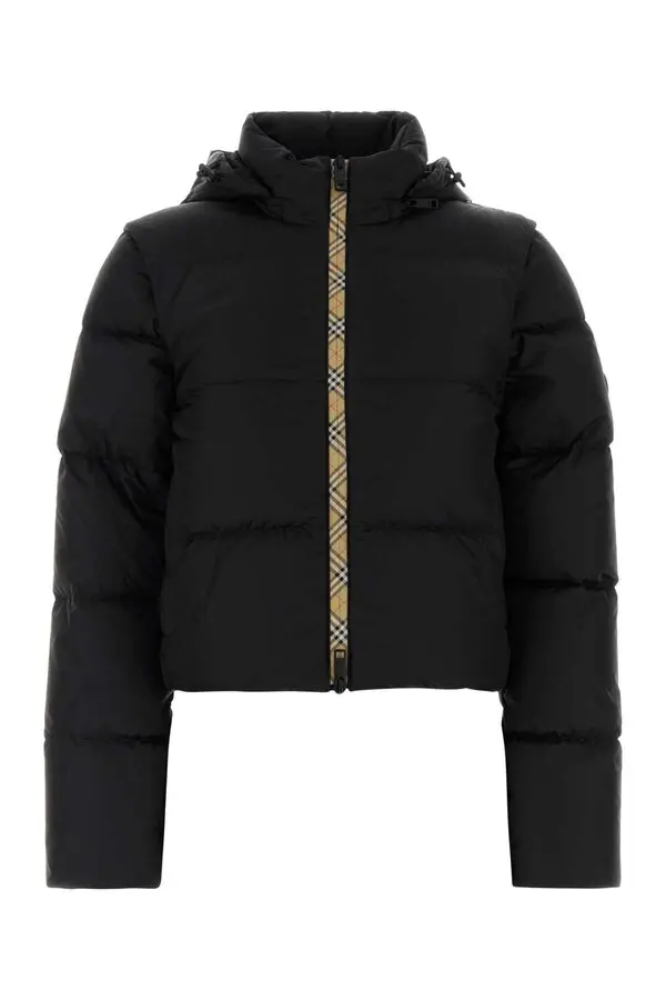 Burberry Nylon Down Jacket - Black