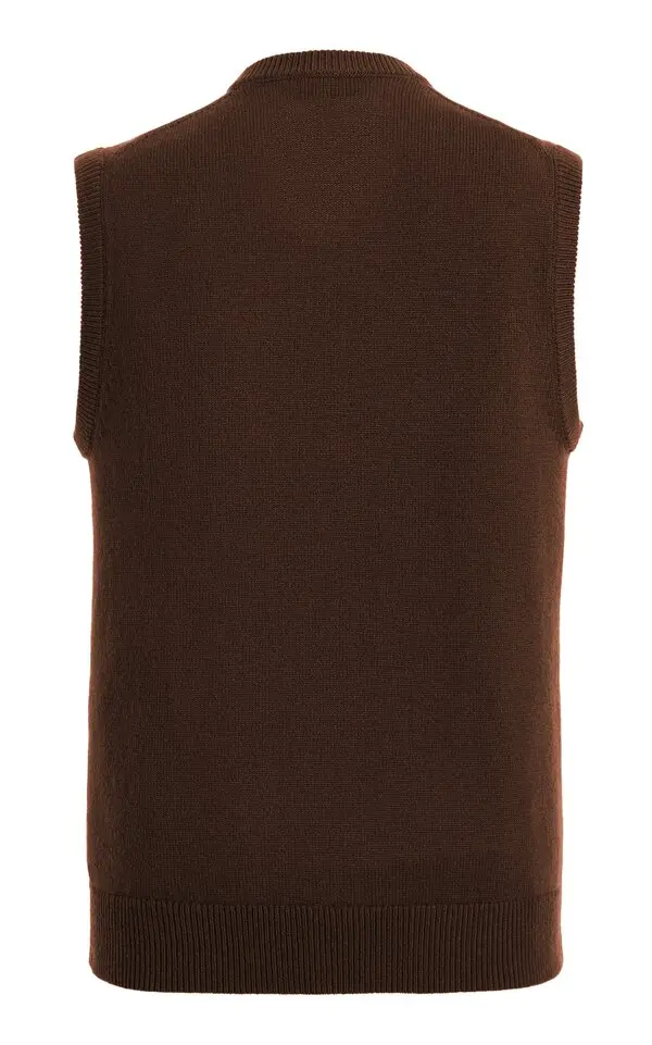 Michael Kors V-neck Cashmere Vest - Brown