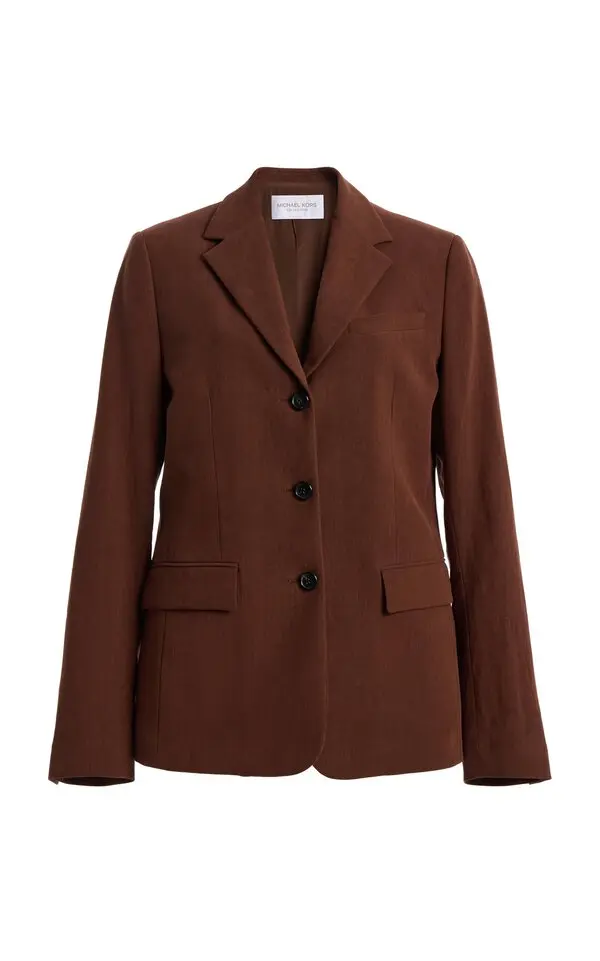 Michael Kors Symon Schoolboy Linen Blazer