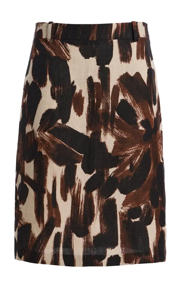 Michael Kors A-line Cotton Knee-length Skirt