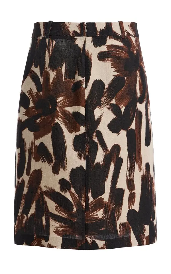 Michael Kors A-line Cotton Knee-length Skirt
