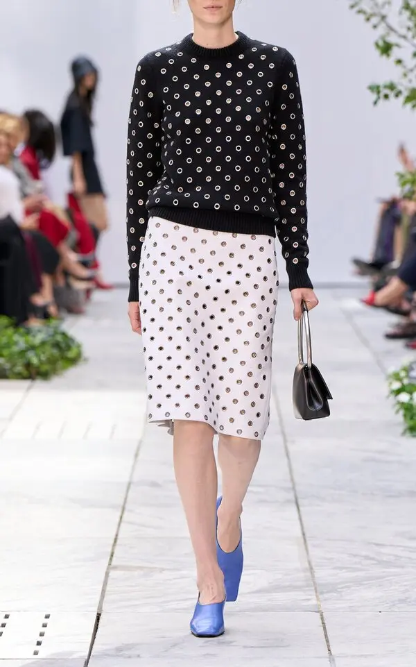 Michael Kors Grommet Embellished Cashmere Sweater