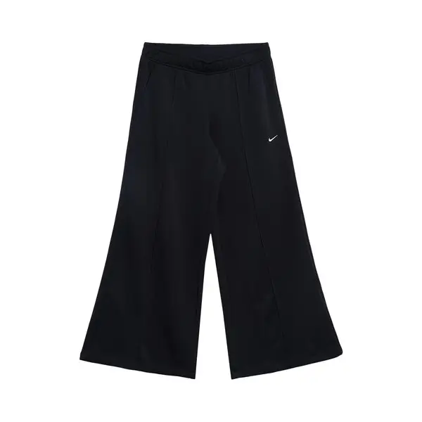 Nike Wmns Mid-rise Wide-leg Track Pants 'sail - Black