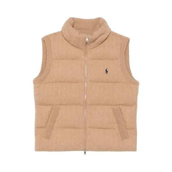Polo Ralph Lauren Sweater Vest 'camel Melange