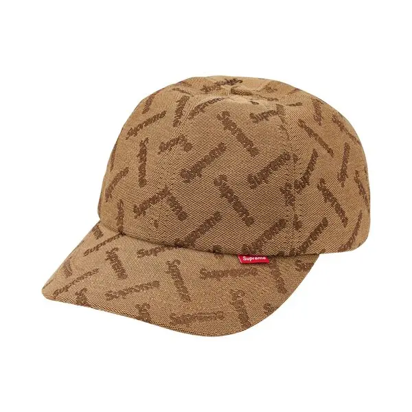 Supreme Monogram Jacquard 6-panel - Tan