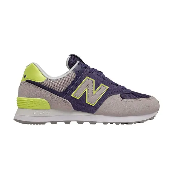 NEW BALANCE Wmns 574 'indigo Lemon Slush - Blue
