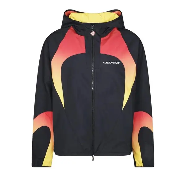 Casablanca Zip Up Hooded Jacket