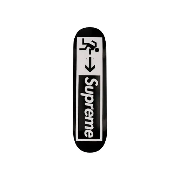 Supreme Exit Skateboard Deck - Black