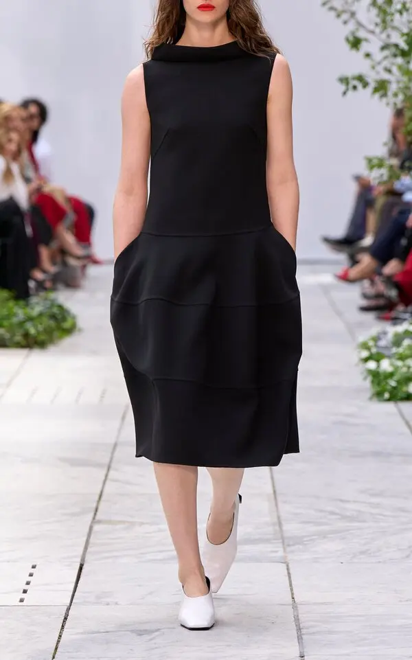 Michael Kors Bubble Cotton-blend Midi Dress