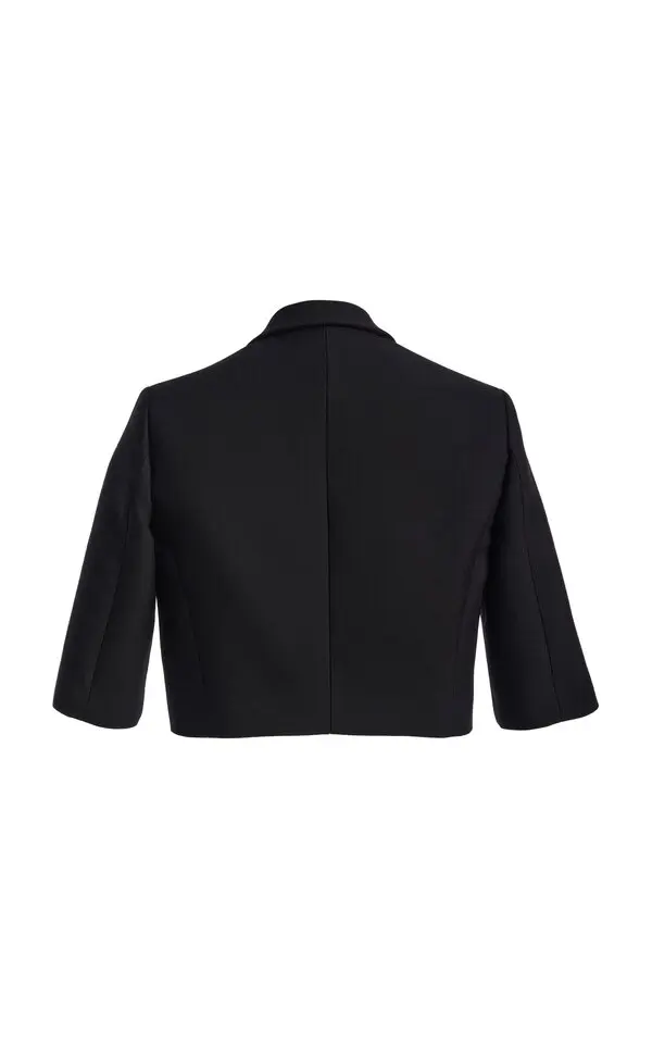 Michael Kors Bolero Cropped Wool-blend Blazer