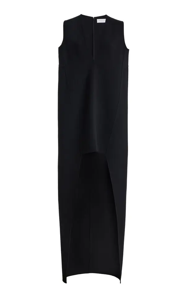 Michael Kors High-low Wool Gown