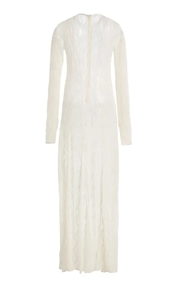MEL USINE Rachelle Cotton-blend Lace Maxi Dress