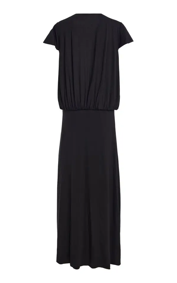 MEL USINE Lucia Draped Garden Maxi Dress