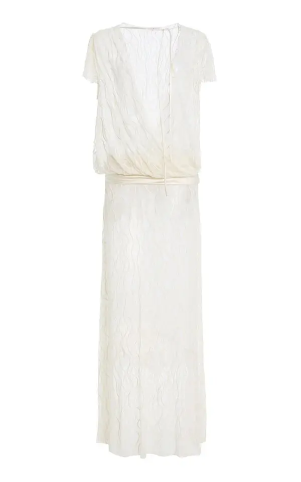 MEL USINE Rouen Cotton-blend Draped Garden Dress