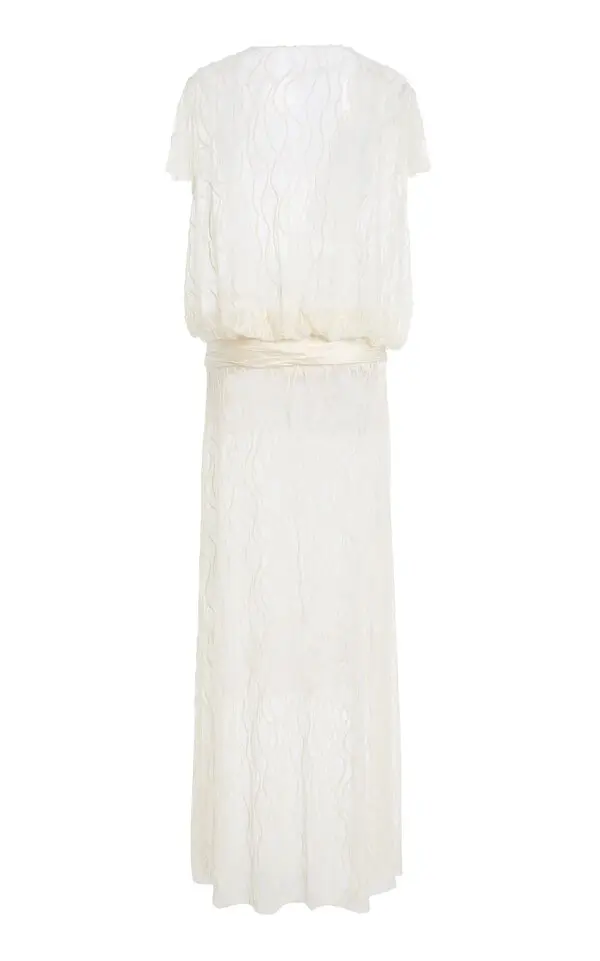 MEL USINE Rouen Cotton-blend Draped Garden Dress