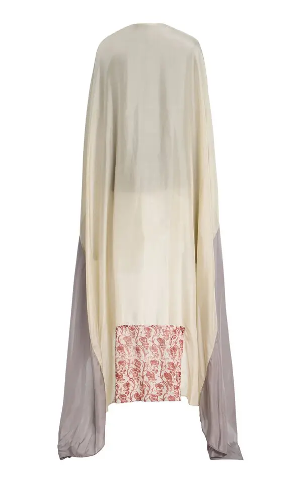 MEL USINE Banni Draped Patchwork-combo Top