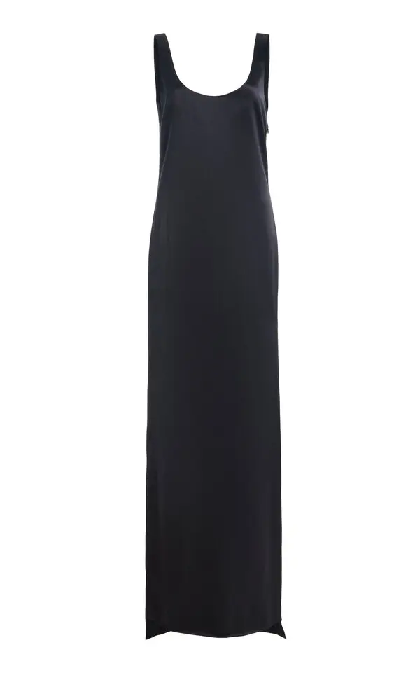 Prabal Gurung Silk Crepe Back Satin Tank Dress