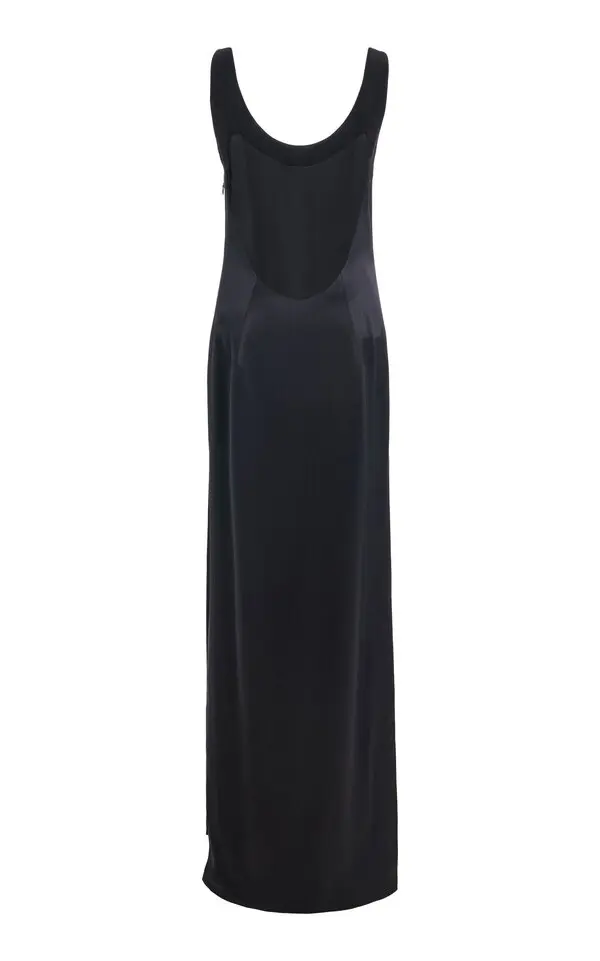 Prabal Gurung Silk Crepe Back Satin Tank Dress