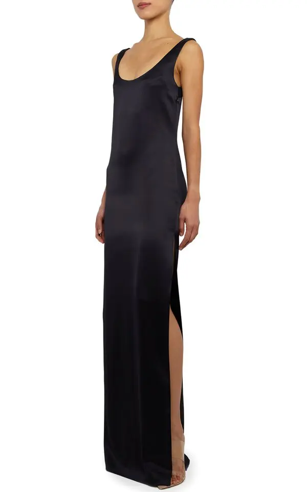 Prabal Gurung Silk Crepe Back Satin Tank Dress